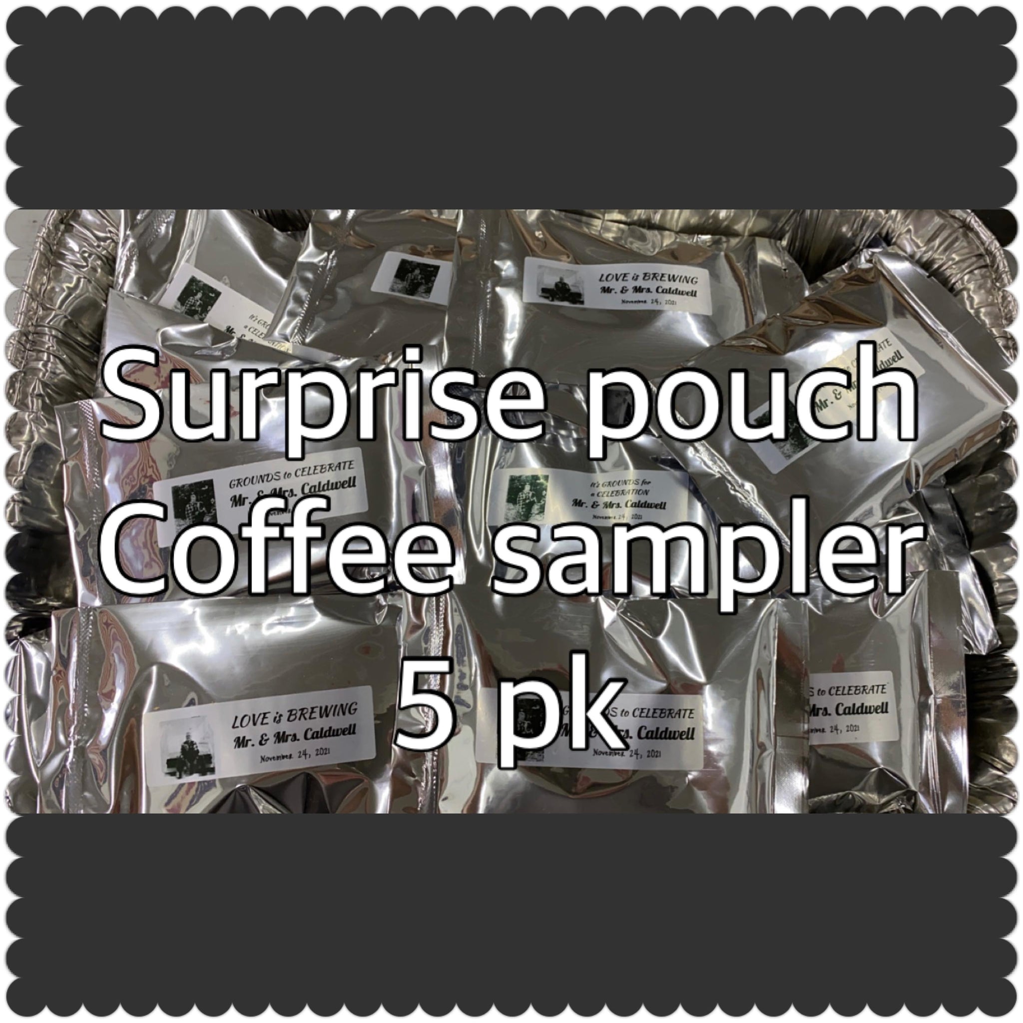 Surprise POUCH coffee sampler 5pk – Country Roads Coffee